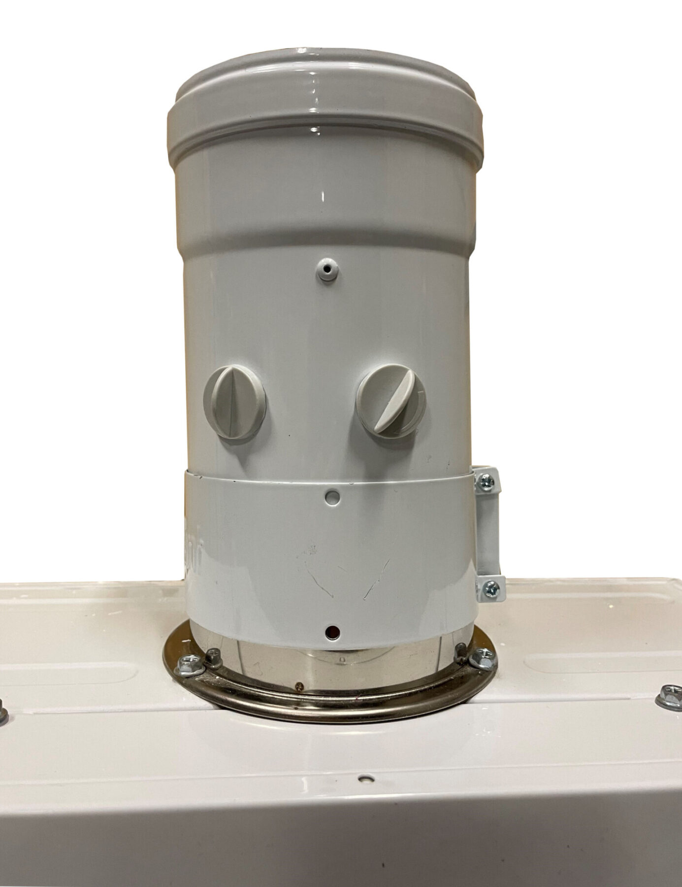 Verticale concentrische adapter 60/100mm+mof voor dakdoorvoer voor ...
