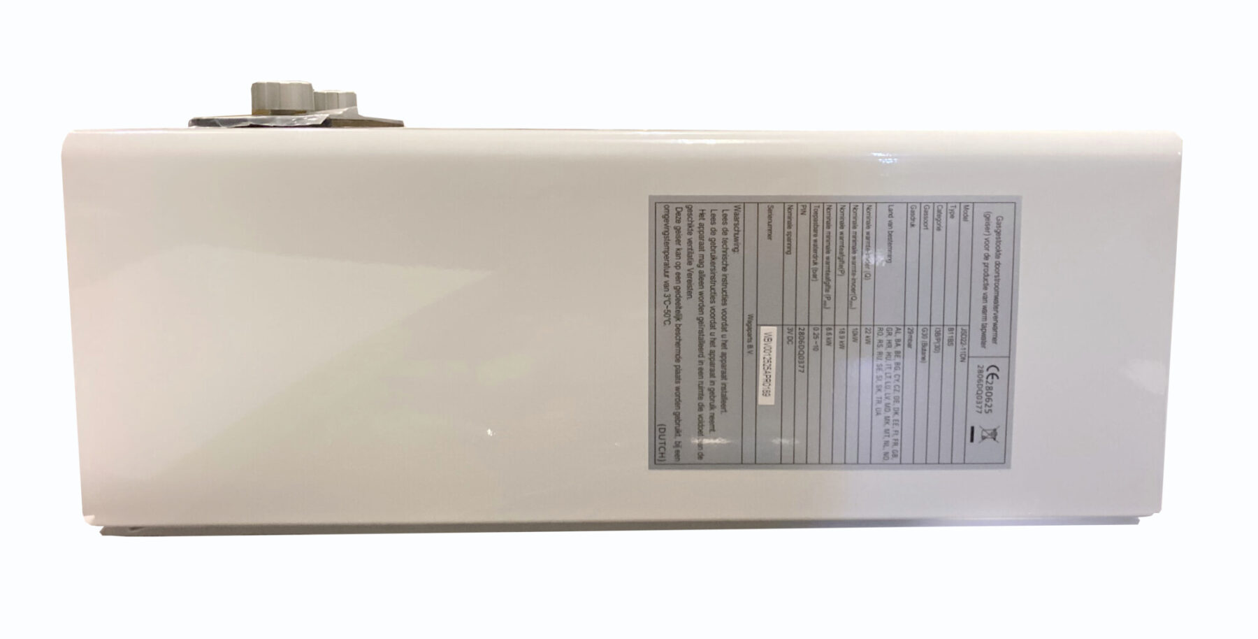 Wagaparts JSD22-11DN-M MODULERENDE 11 liter geiser PROPAAN / BUTAAN ...